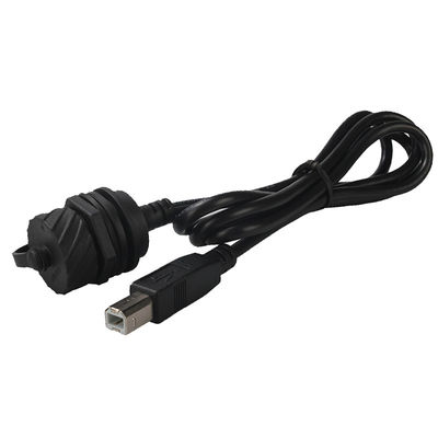USB B Female Ethernet Jack , Rj45 Ethernet Connector Panel Mounted